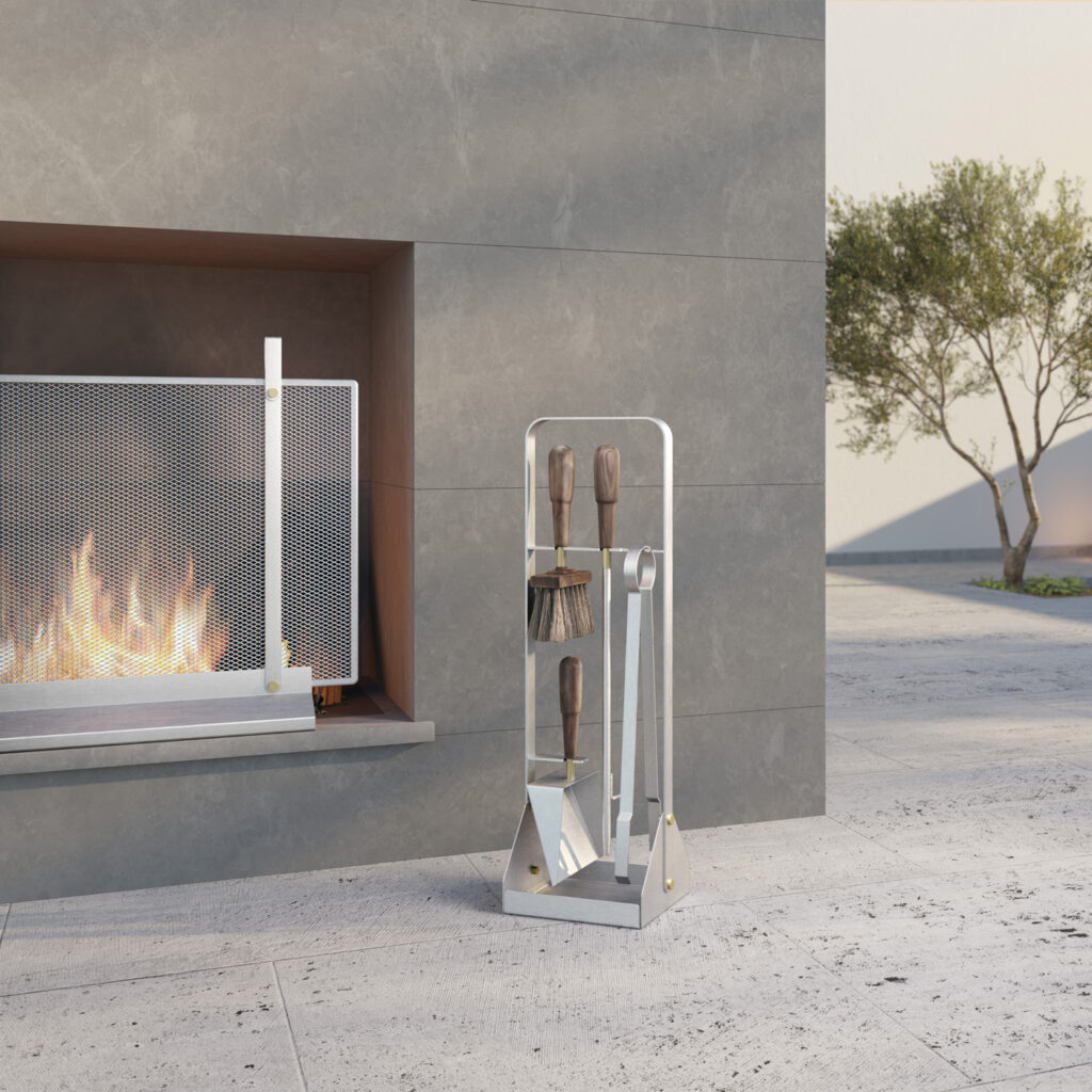 Emma Fireplace Screen Large - Lumière - Eldvarm