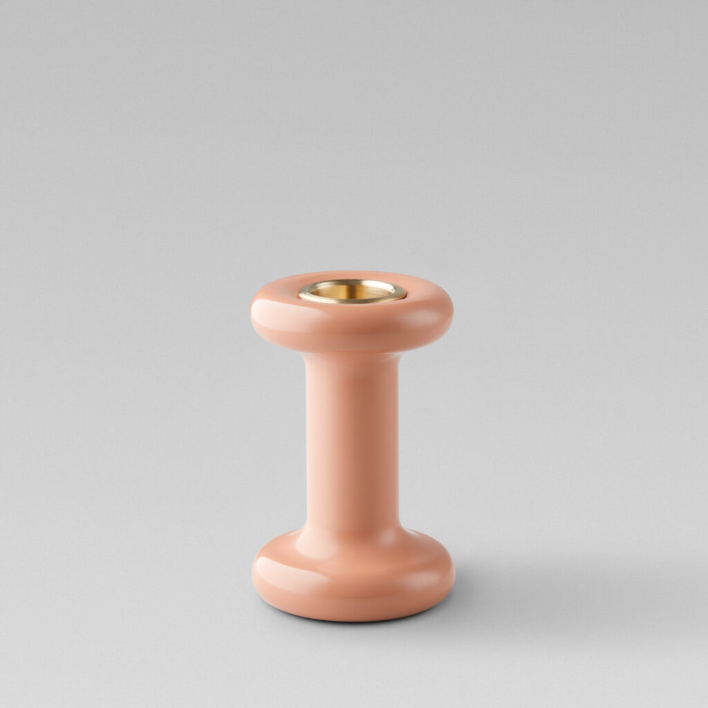 Lucie Candle Holder Tall - Bonbon - Eldvarm