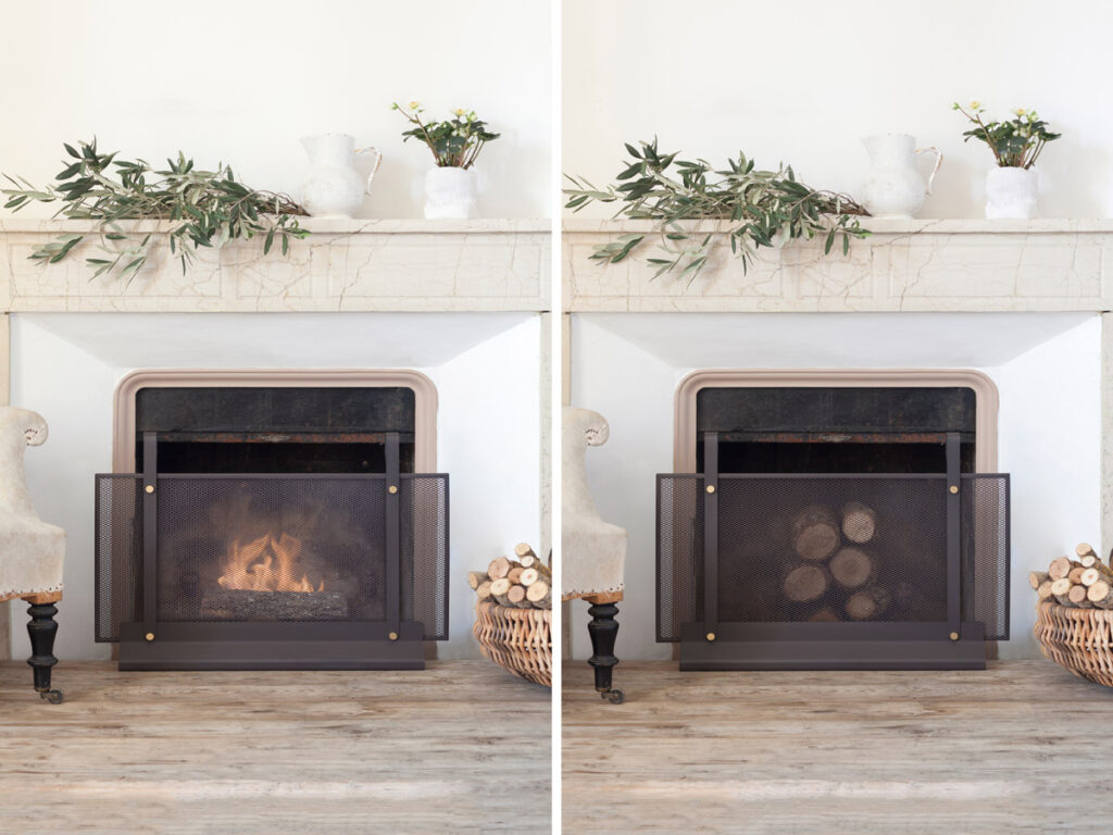 A closer look at the Emma Firescreen - Eldvarm